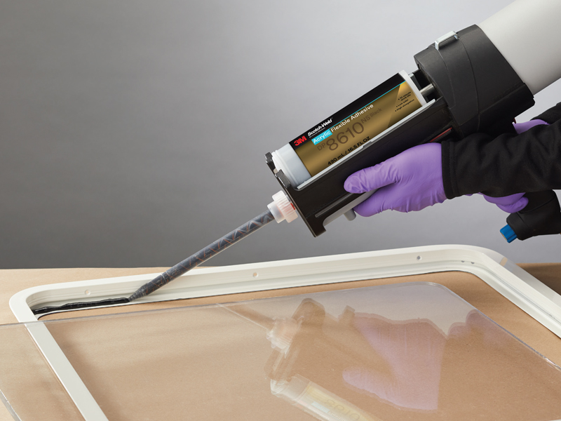 Adesivo acrilico flessibile 3M Scotch-Weld DP8610NS colore nero, 490ml [7100232802]