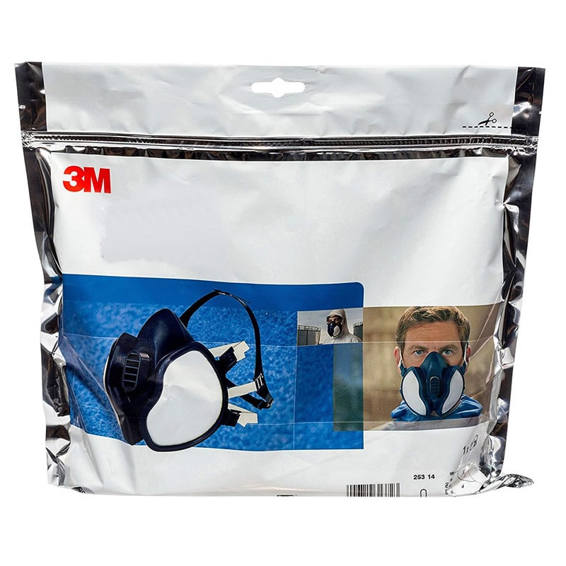 Respiratore con semimaschera 4277+ 3M classe FFABE1P3 per gas organici ...