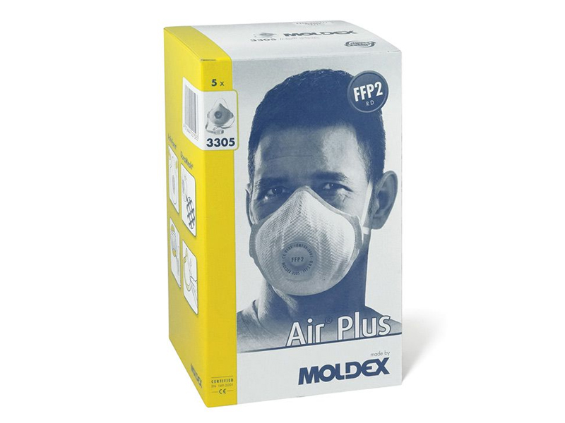 Maschere riutilizzabili per polveri Barbero 3305 Air Plus FFP2 R D con ...