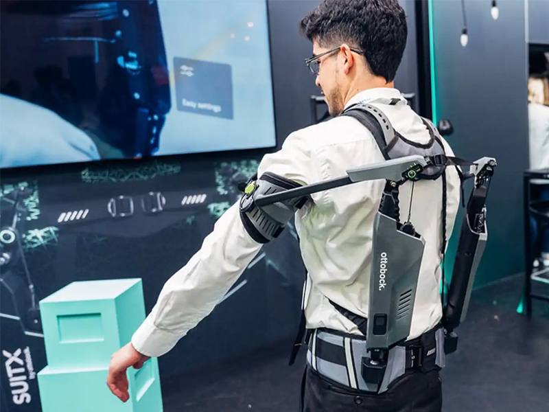 Esoscheletro passivo SuitX IX Shoulder Air per supporto arti superiori ...