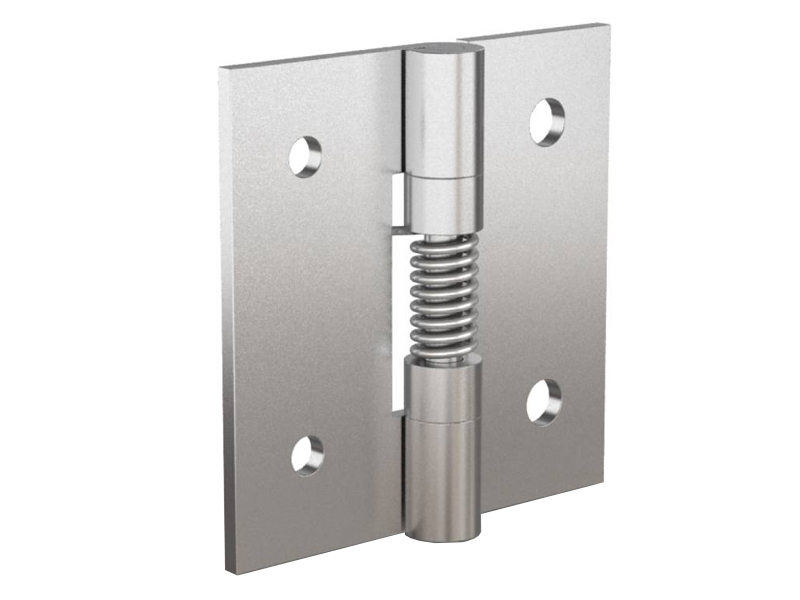Cerniere in alluminio Homberger 50x50mm con molla a chiudere (2pz ...