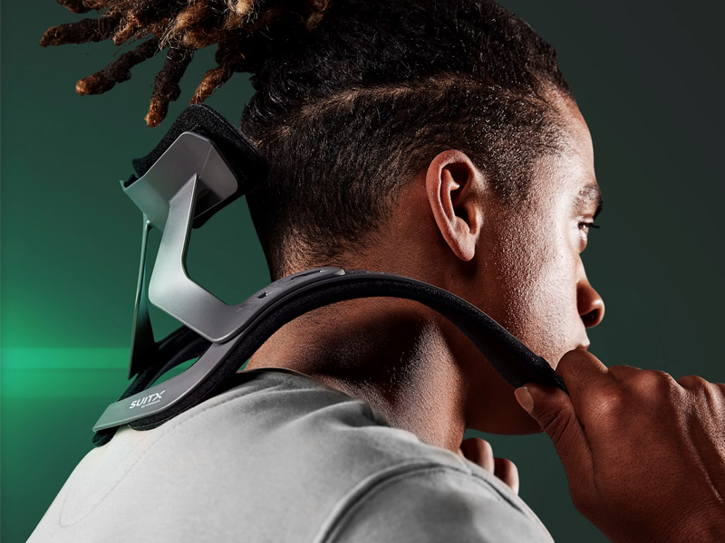 Esoscheletro di supporto cervicale SuitX CX Easy Neck per lavorazioni ...